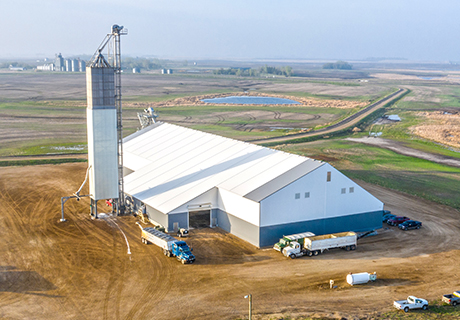 Bulk Fertilizer Storage & Warehouse Buildings