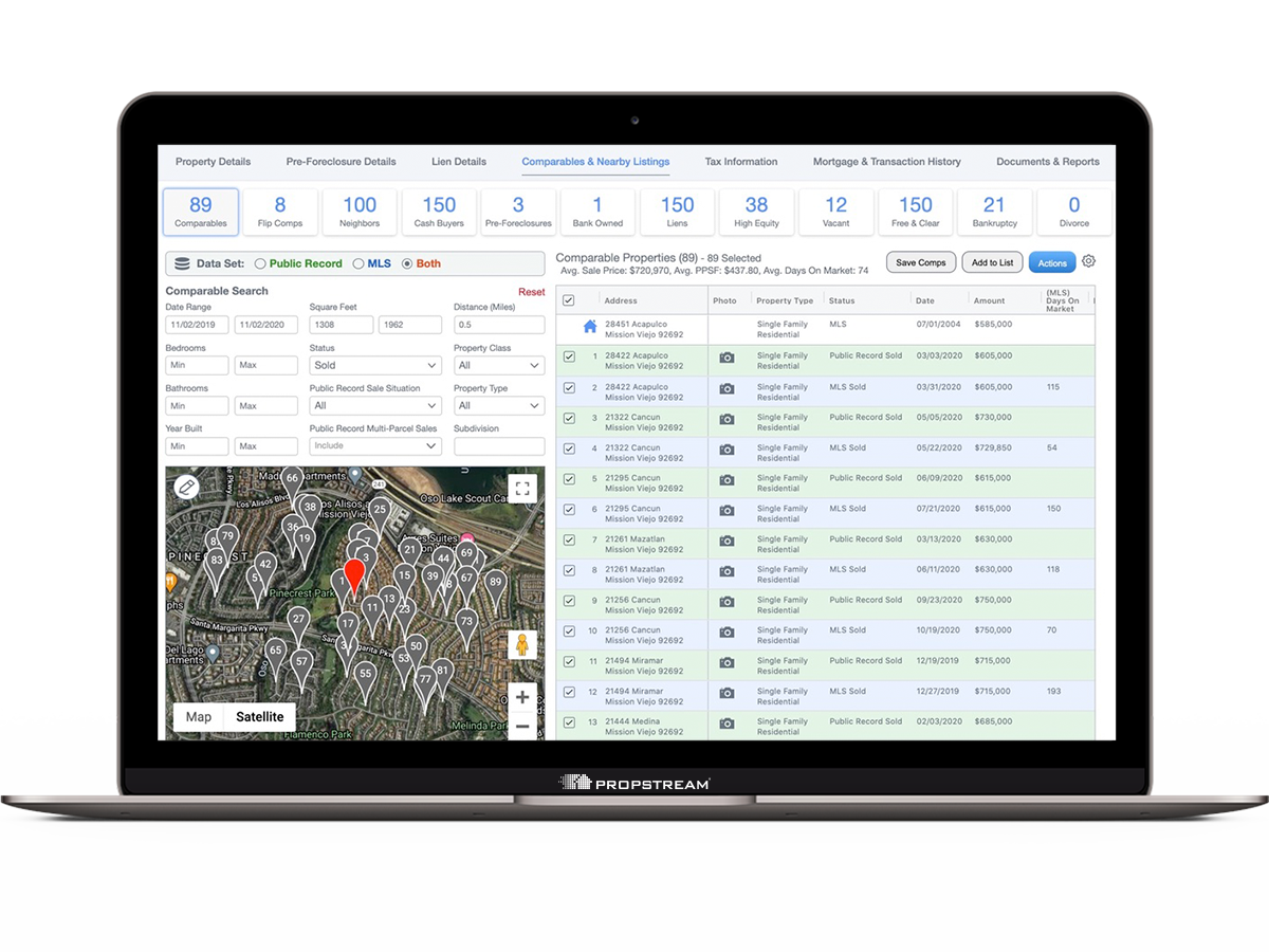 PropStream Real Estate Investment Software