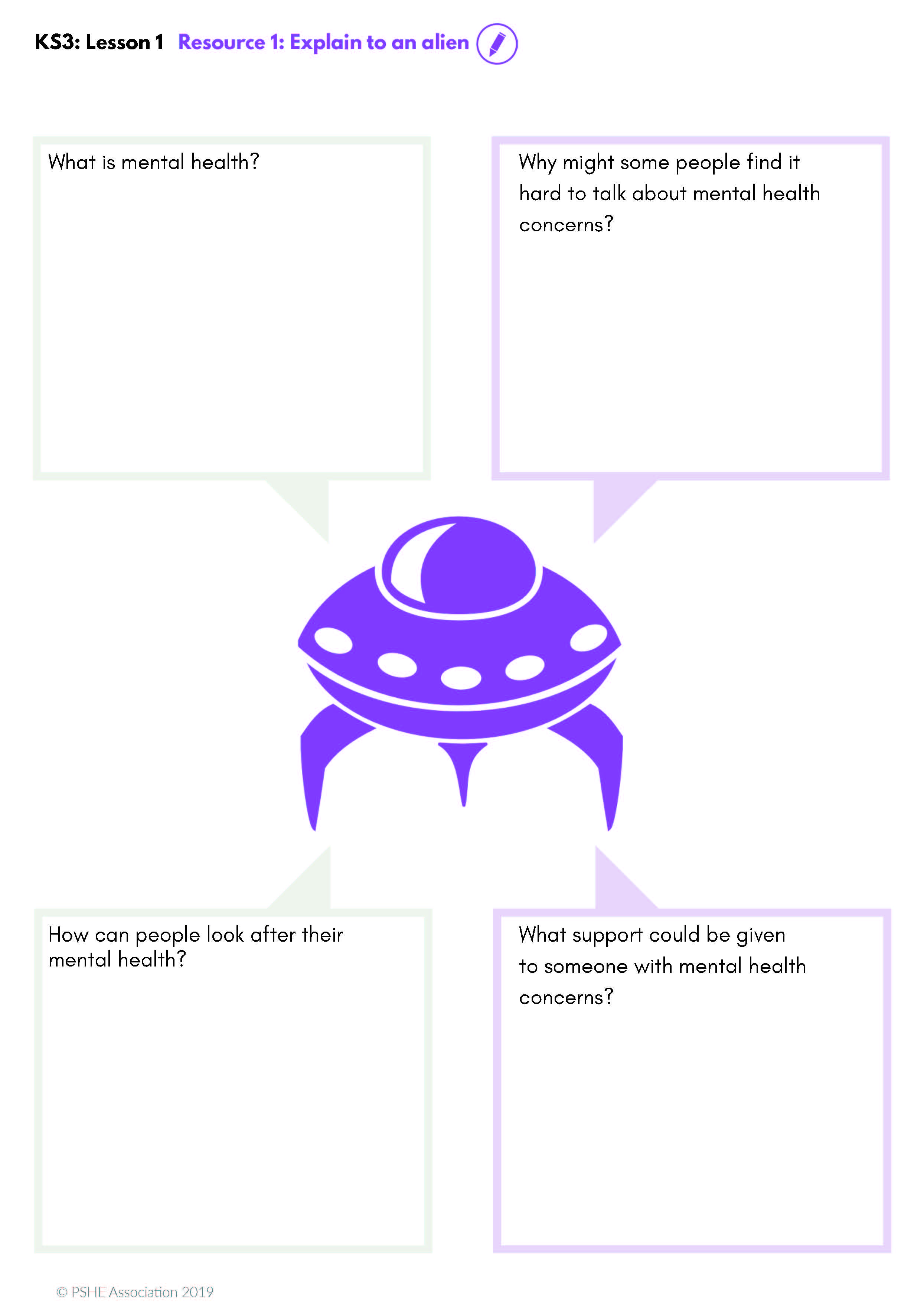 Mental health and emotional wellbeing pack