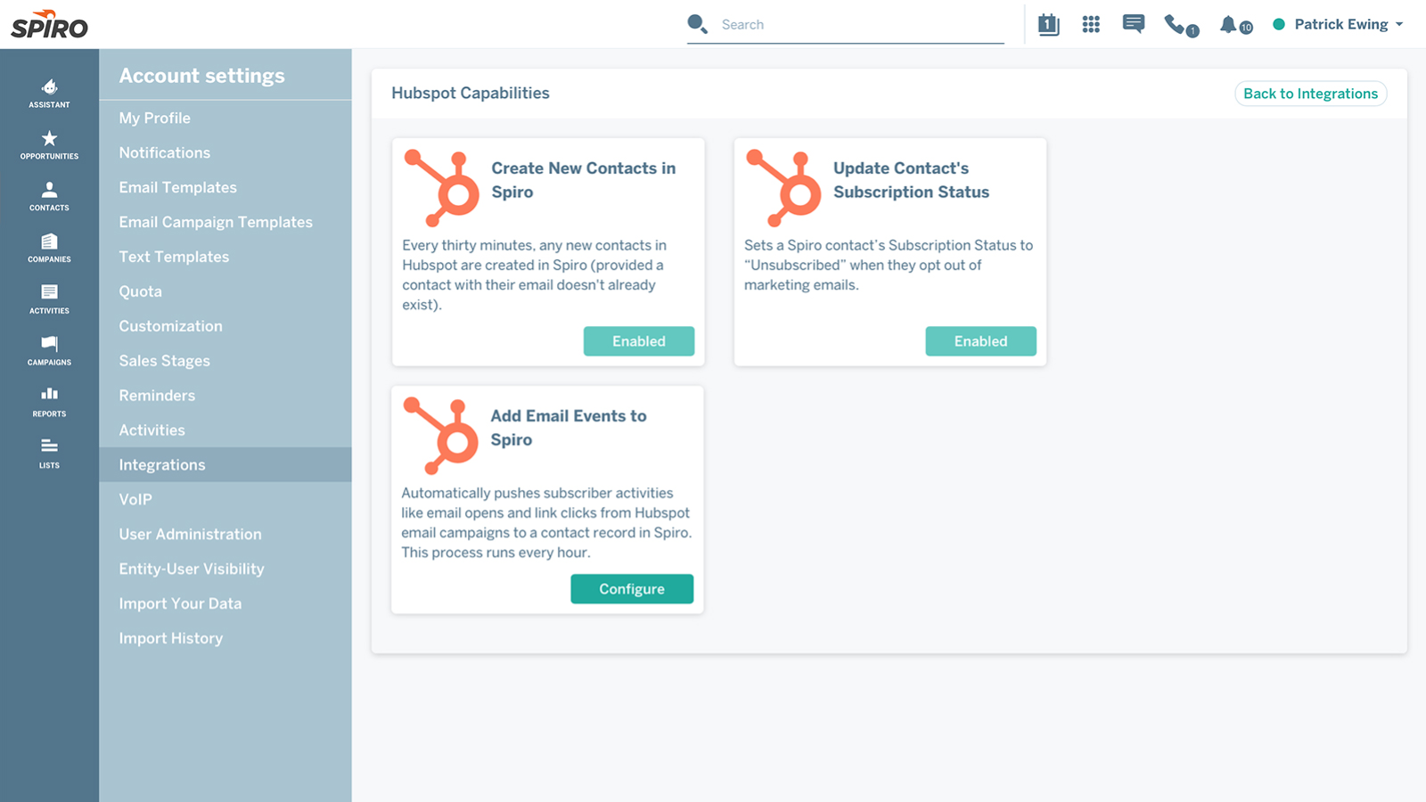 Spiro.AI HubSpot Integration | Connect Them Today