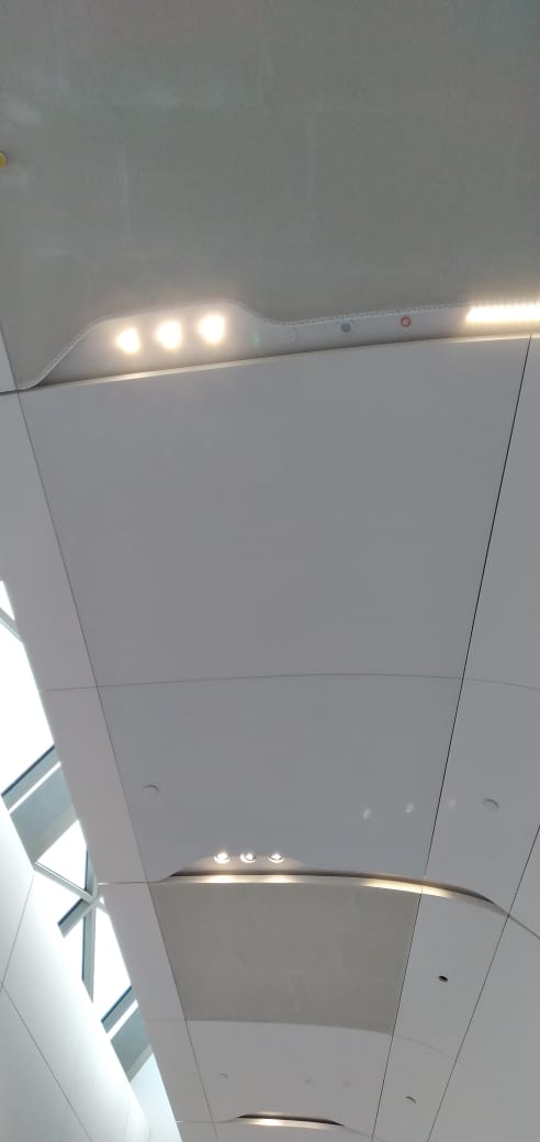 Baswa Acoustic Ceiling | Beeah HQ | Euro Systems Sharjah, UAE
