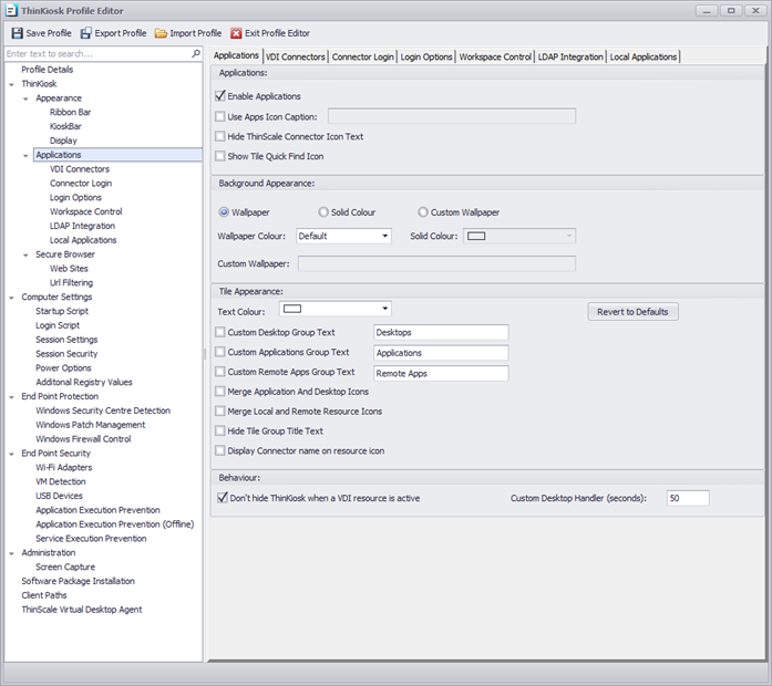 ThinKiosk & Secure Remote Worker 6.1 | ThinScale