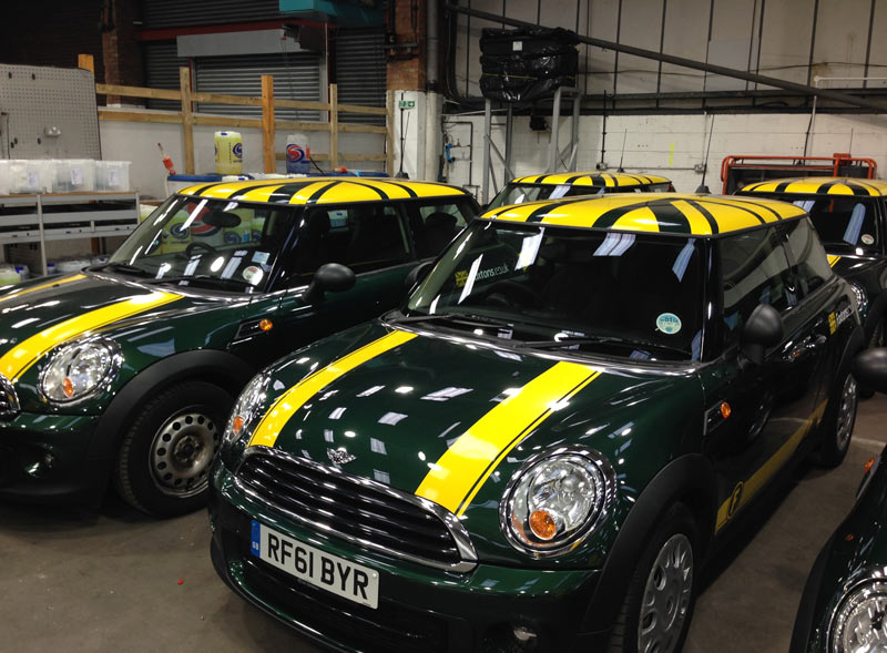 Foxtons corporate fleet vehicle wrap case study