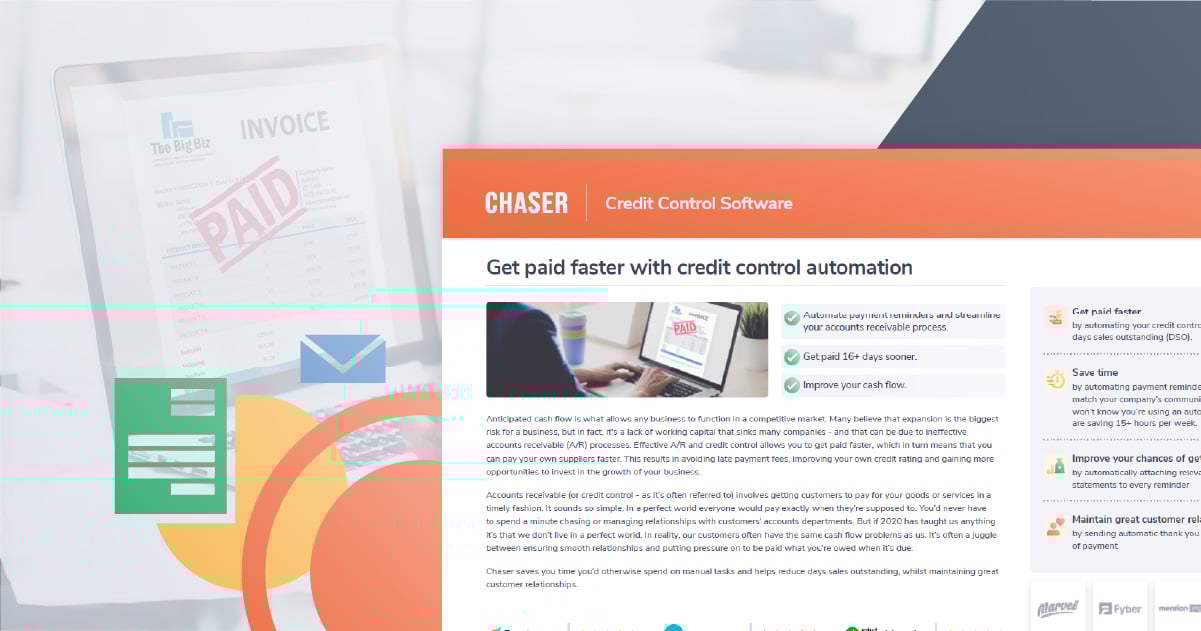 Credit control and accounts receivable fact sheet | Chaser